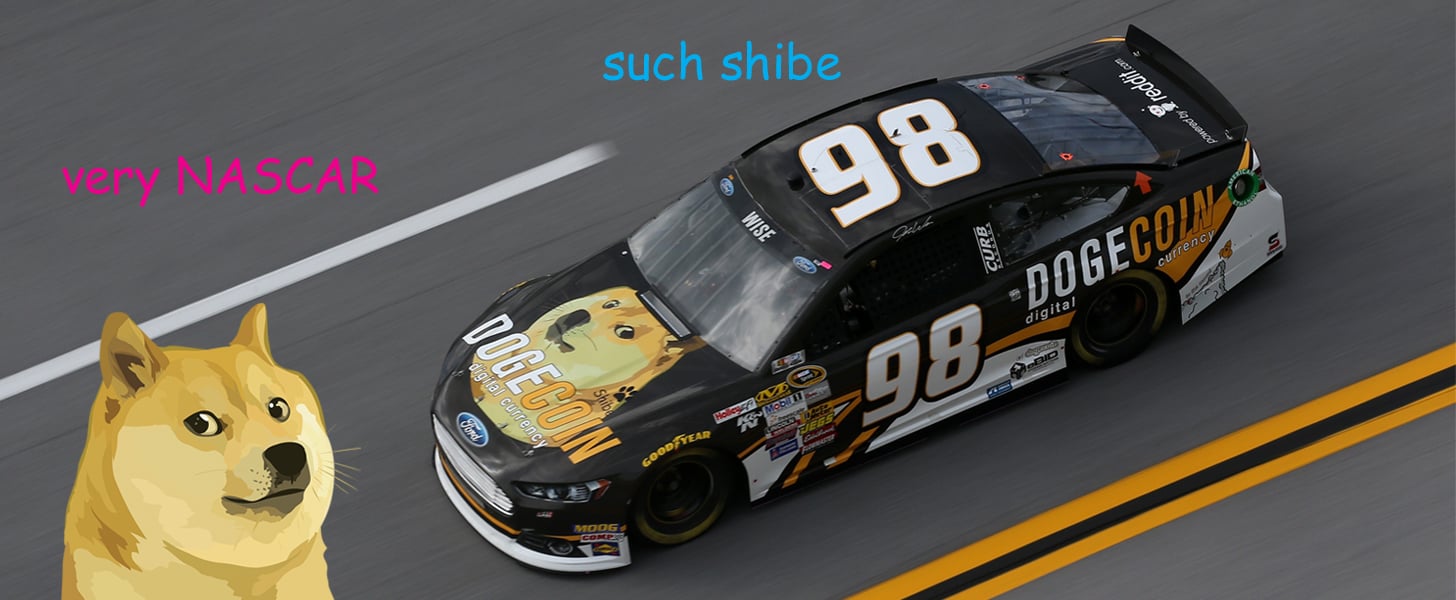 Dogecoin NASCAR Pictures | PS Tech