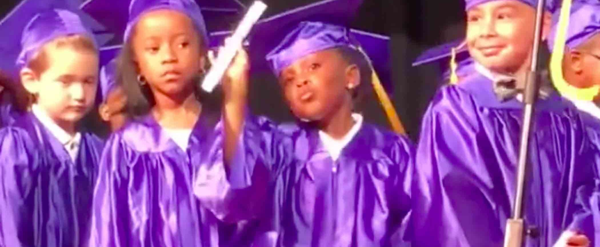 Girl Dances at Her Preschool Graduation Ceremony | PS Family