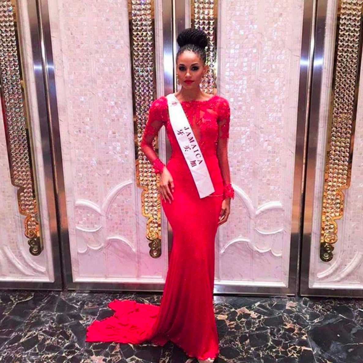 Sanneta Myrie Wears Dreadlocks at Miss World Pageant | PS Beauty