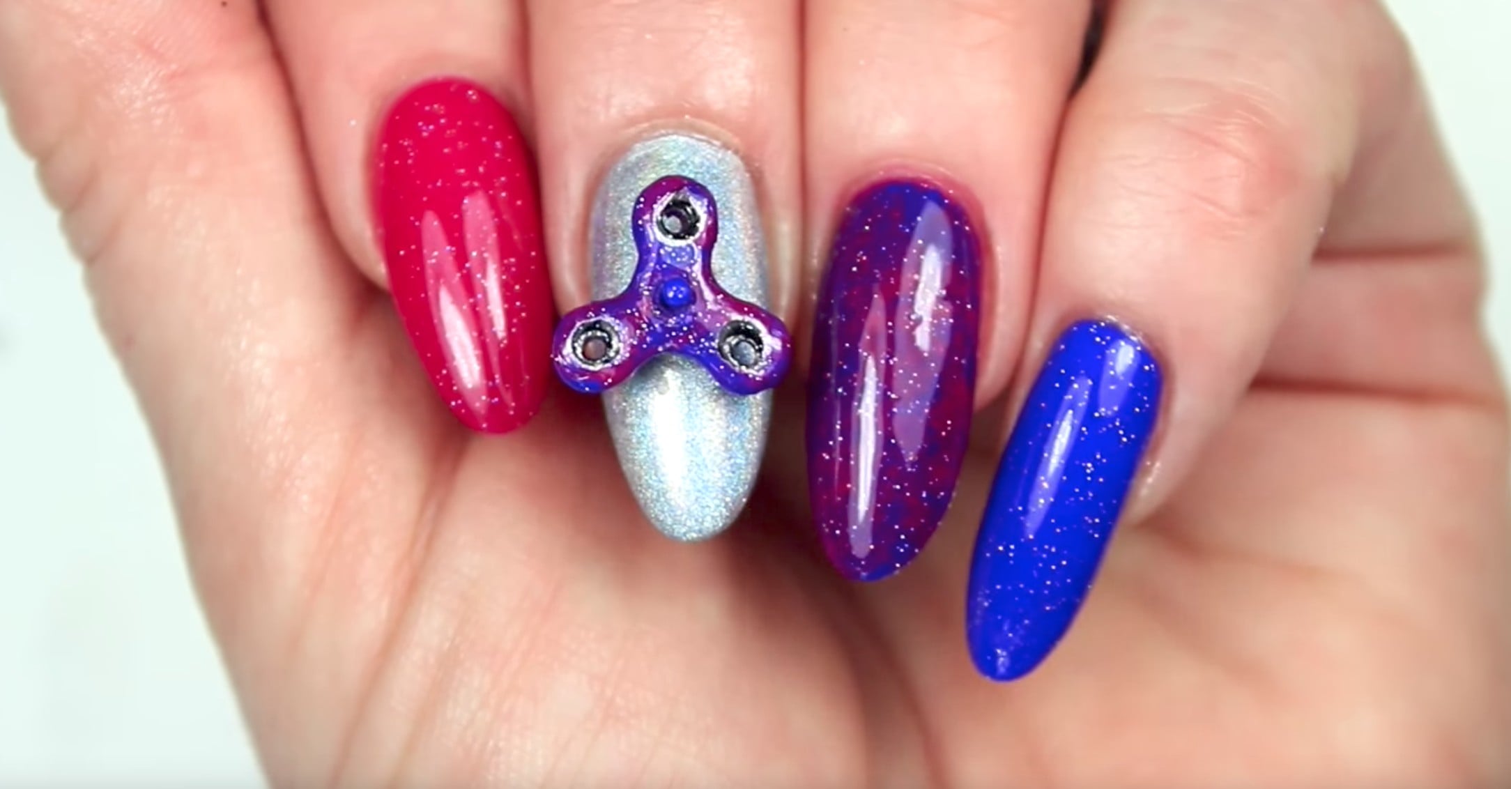 Fidget Spinner Nail Art | PS Beauty