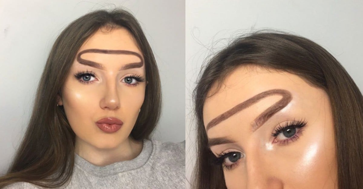 Halo Brow Reverse Unibrow Instagram Beauty Trend | PS Beauty