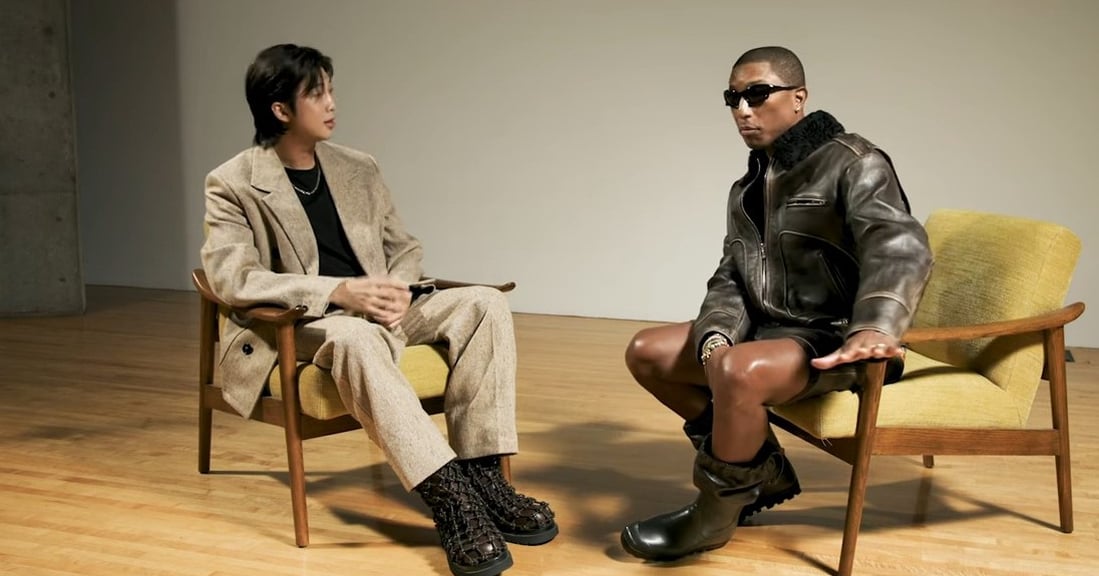 BTS's RM and Pharrell Williams Tease Music Collaborations | PS ...