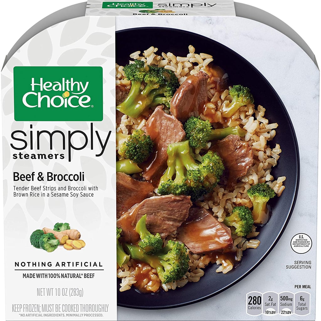 Healthy Choice Simply Steamers Beef And Broccoli Bowl Healthy Frozen