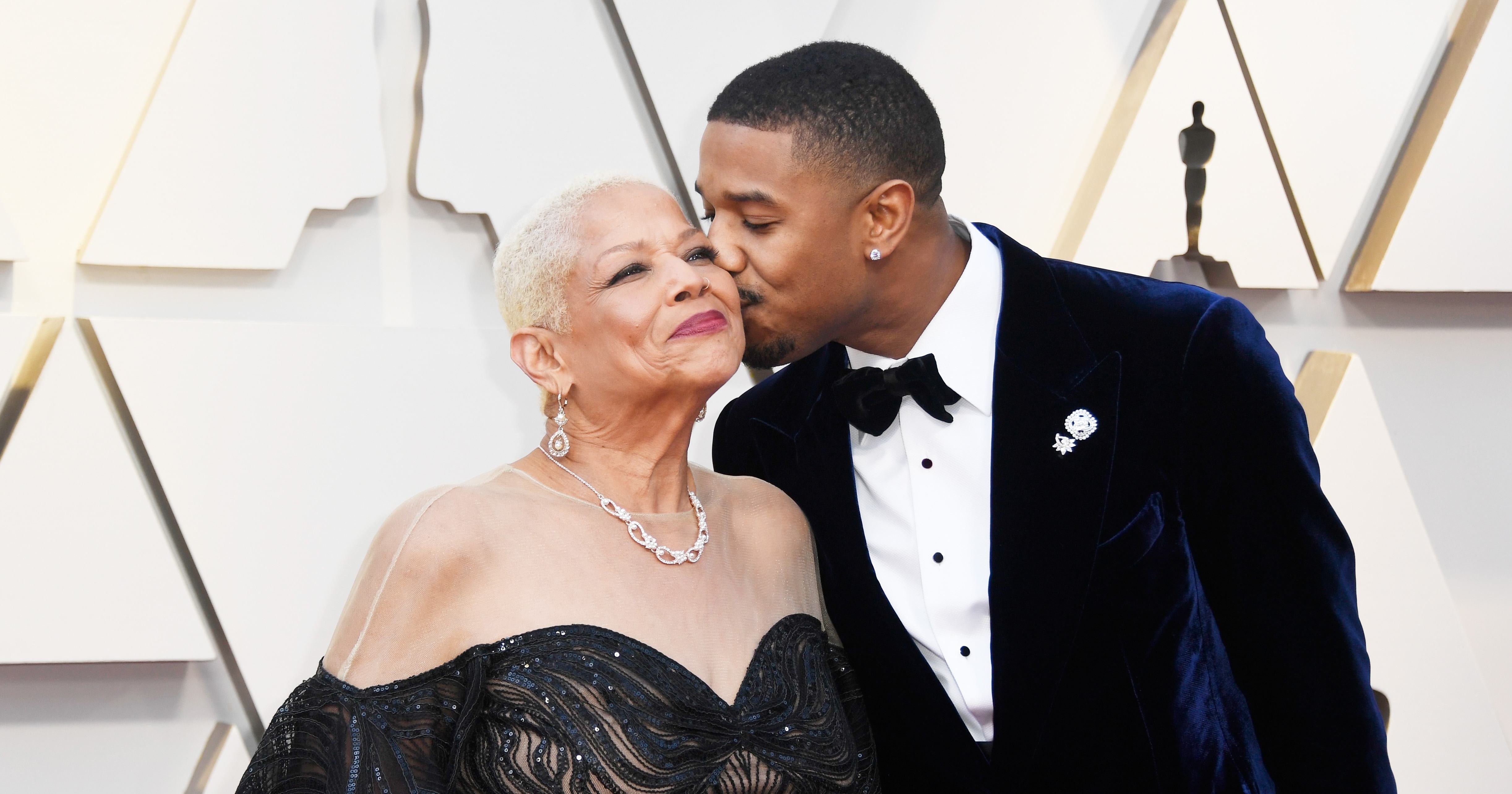 Michael B. Jordan and His Mom at the 2019 Oscars | PS Celebrity