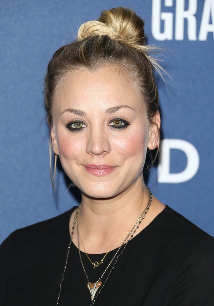 Kaley Cuoco | Grammys 2014 Preparties Hair and Makeup | POPSUGAR Beauty ...