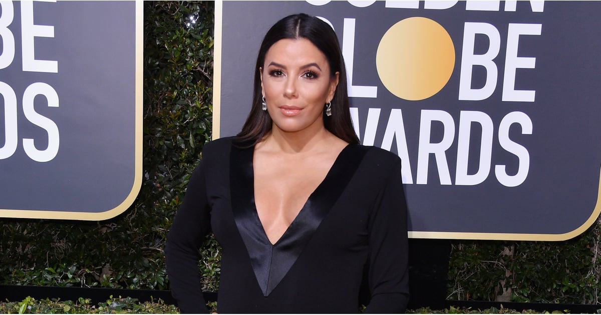 Eva Longoria Calling Out Carson Daly At Golden Globes 2018 Popsugar 2880