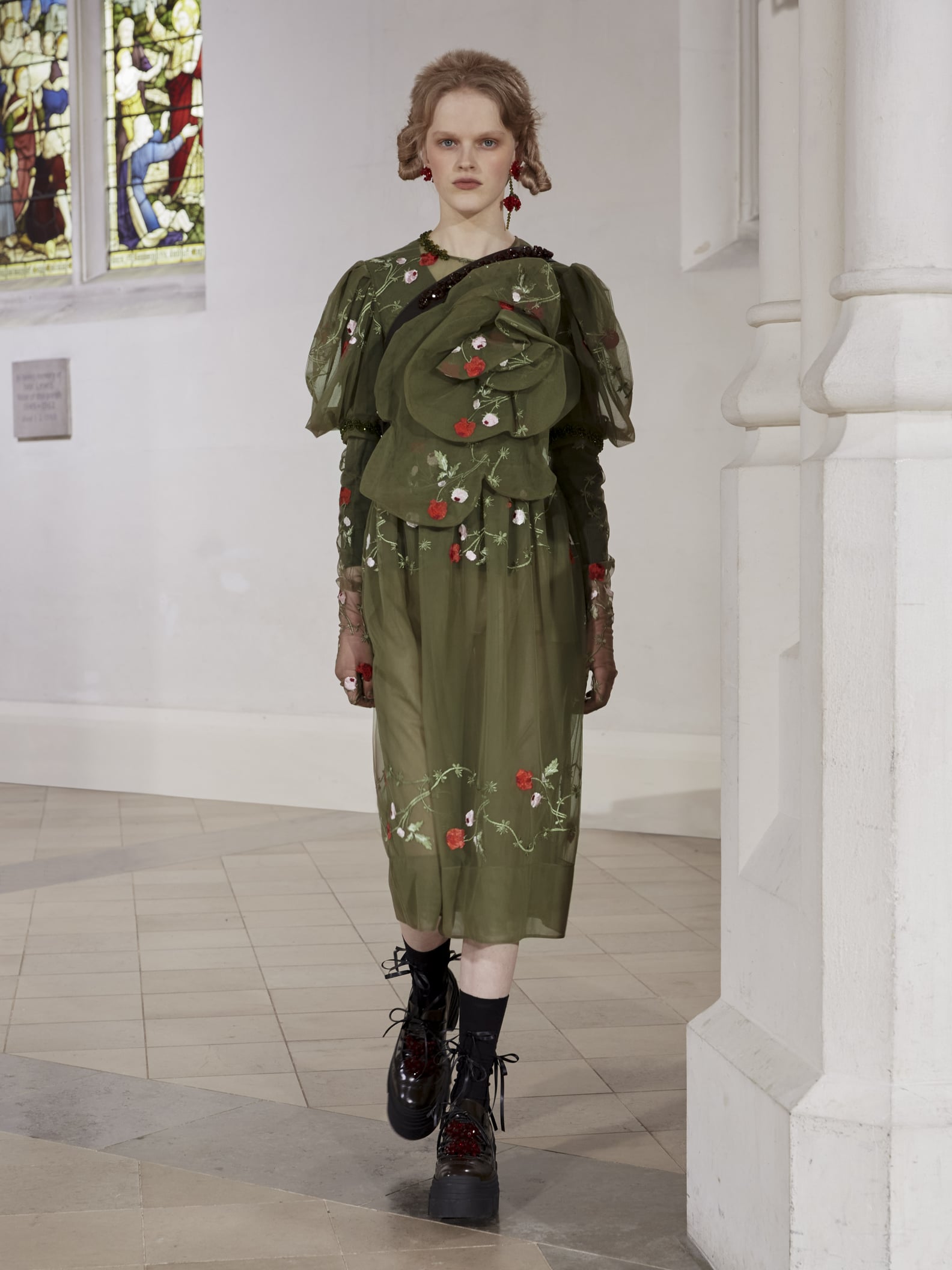 Simone Rocha Fall 2021 Features Patchwork and Regencycore | PS Fashion