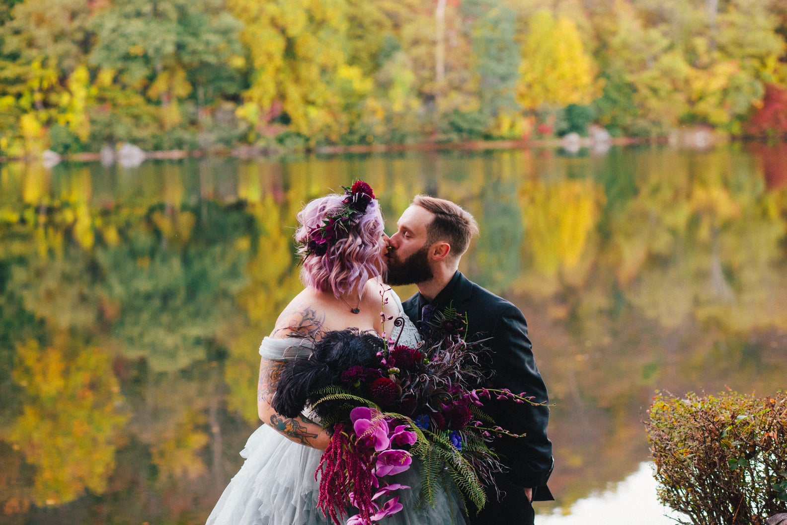 This Halloween Wedding Was Inspired by the Haunted Mansion | POPSUGAR ...