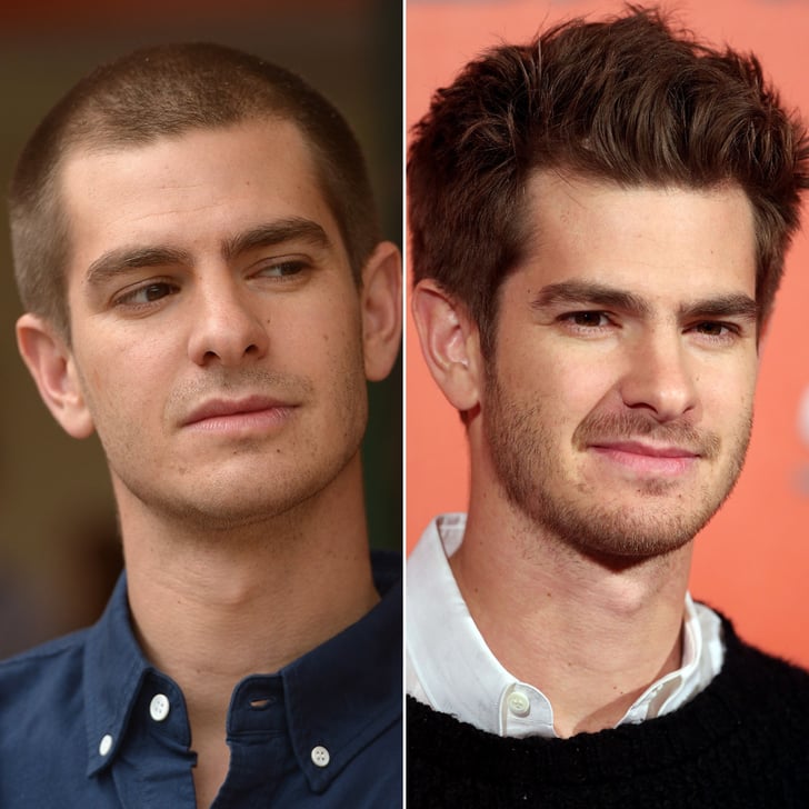 Andrew Garfield | Male Celebrities With Hair vs. Shaved Heads ...