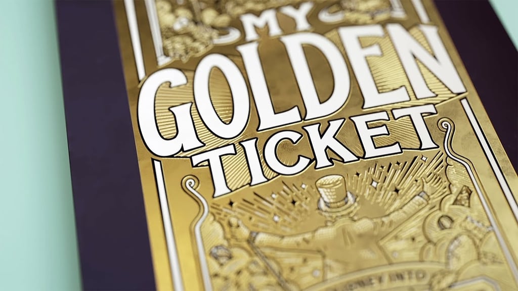 Willy Wonka My Golden Ticket Personalized Book | POPSUGAR Family