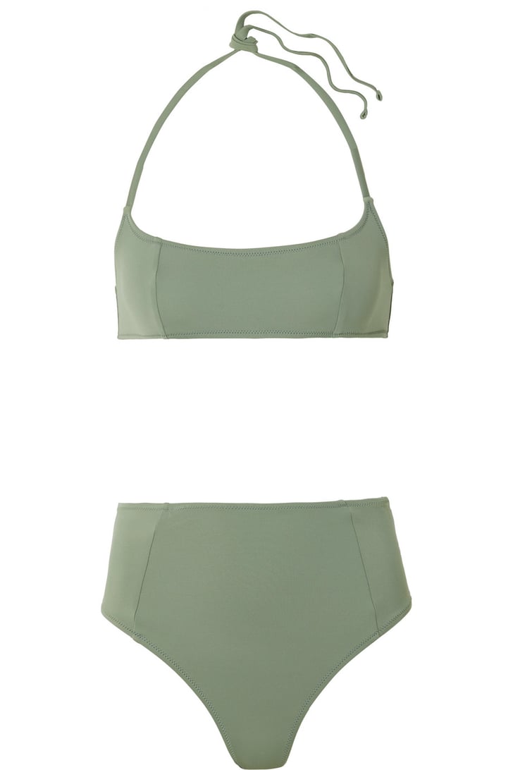 Solid And Striped The Jessica Halterneck Bikini Iskra Lawrence Wearing