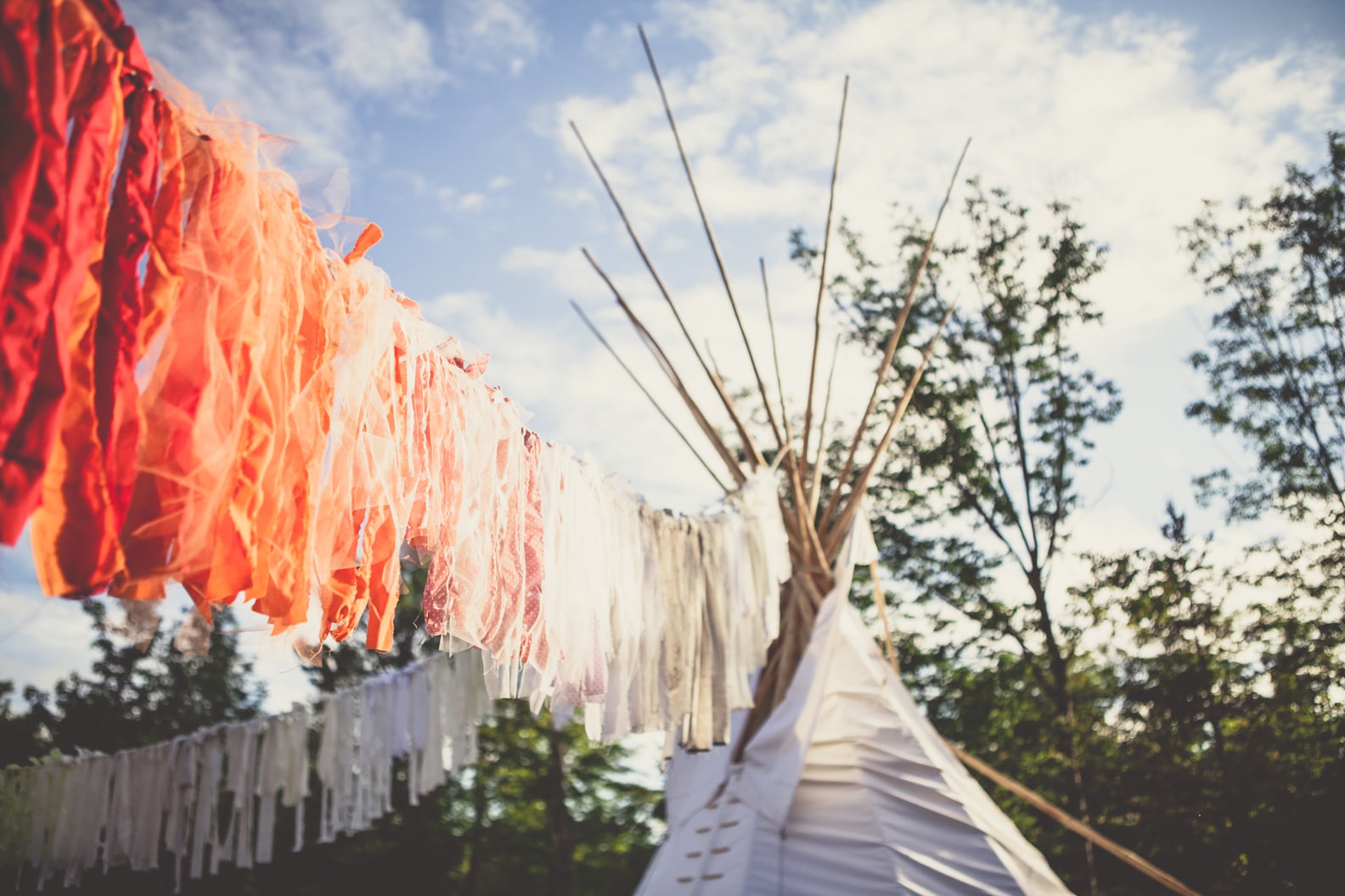 Forest Wedding With Tepee and Owl | POPSUGAR Love