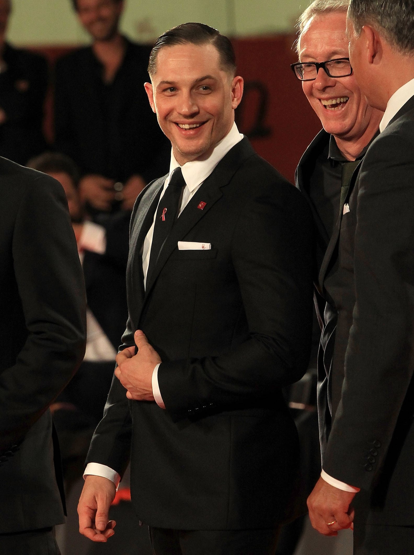 Tom Hardy Smiling Pictures | PS Celebrity