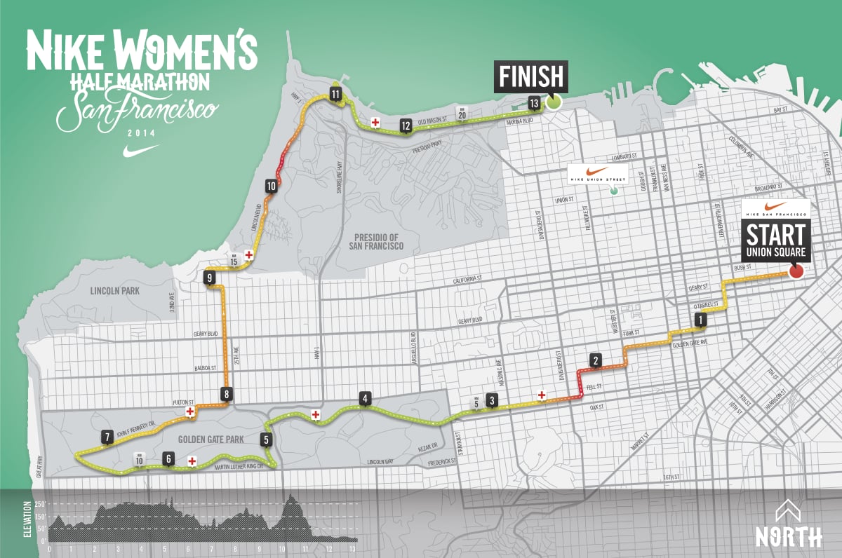Nike Women's Marathon 2014 Course | San Francisco | POPSUGAR Fitness