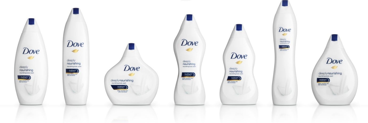 Dove Body Washes Shaped Like Women's Bodies Ad | PS Beauty