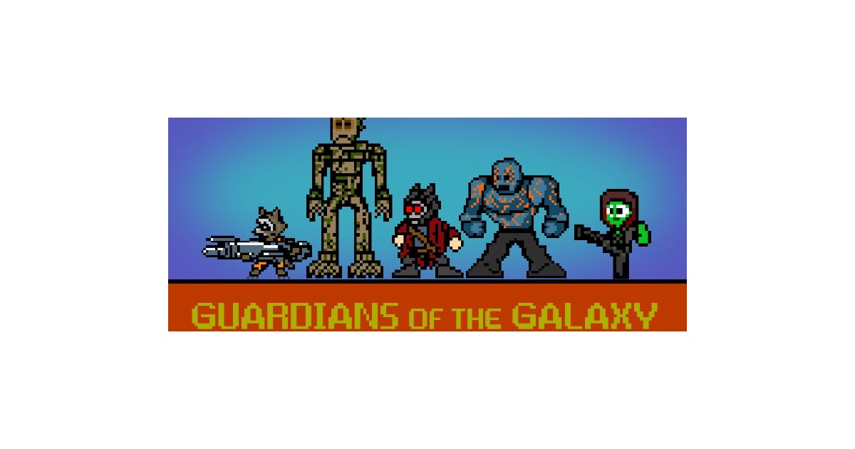 Guardians of the Galaxy in 8-Bit | POPSUGAR Tech