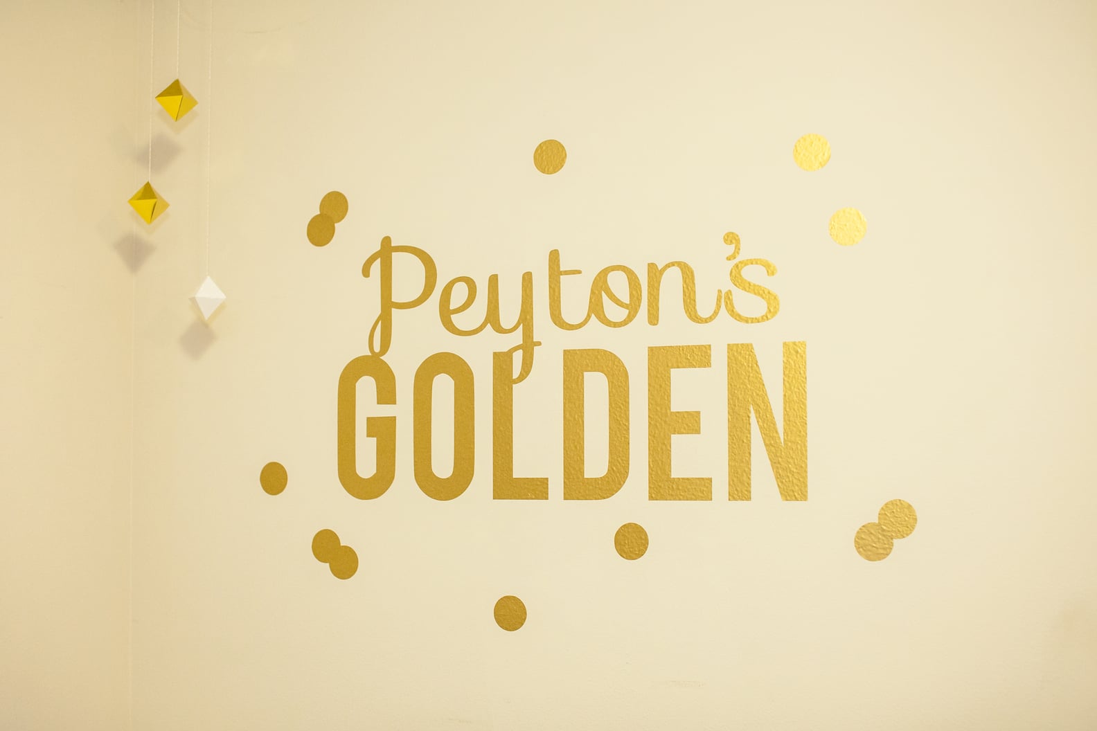 Golden Second Birthday Party | PS Family