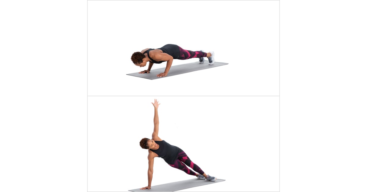 Push-Up to Side Plank | 10-Minute Core and Abs Workout | POPSUGAR ...