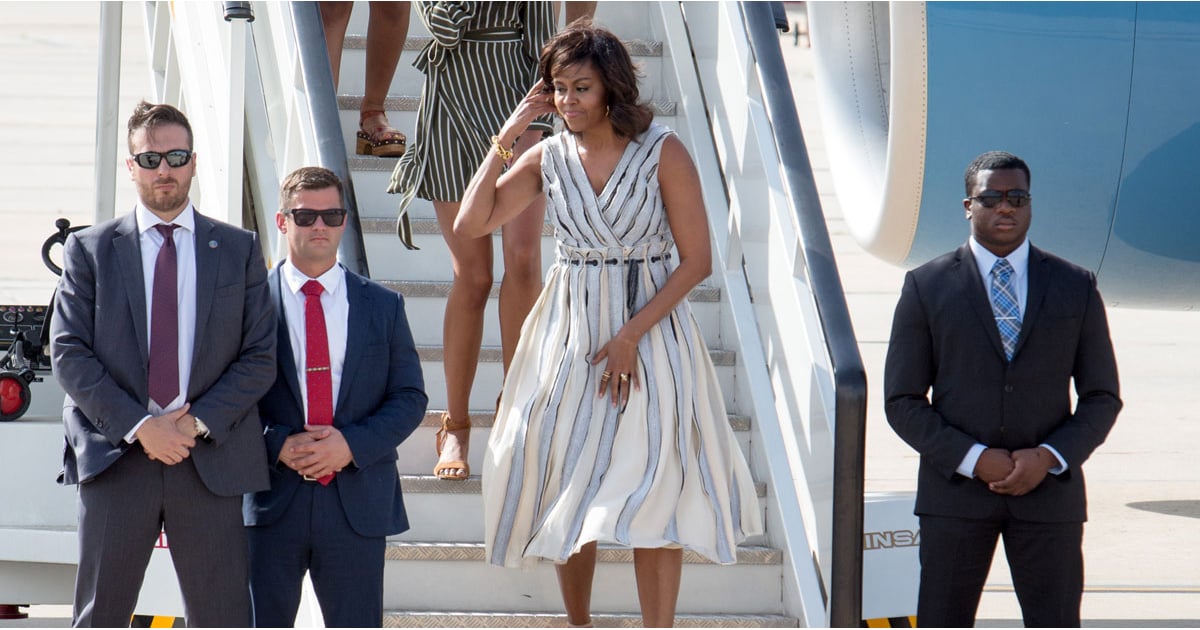 Michelle Obama's Dress Arriving in Spain June 2016 | POPSUGAR Fashion