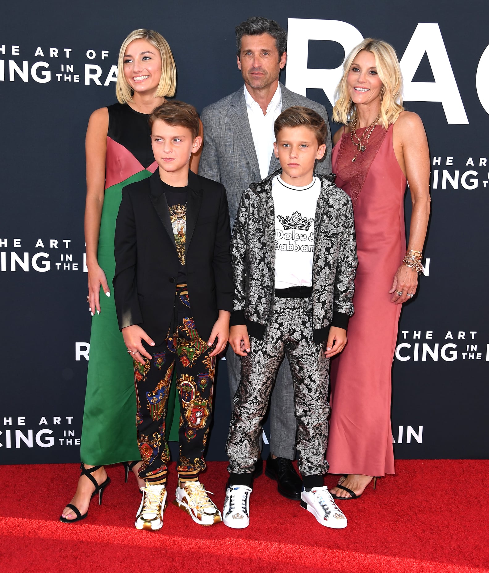 Patrick Dempsey Family at Racing in the Rain Premiere Photos | PS Celebrity