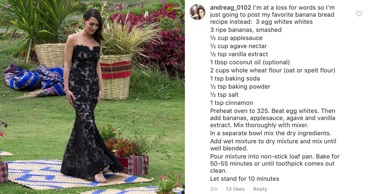 Comment on Becca's Instagram After The Bachelor Finale | PS Entertainment