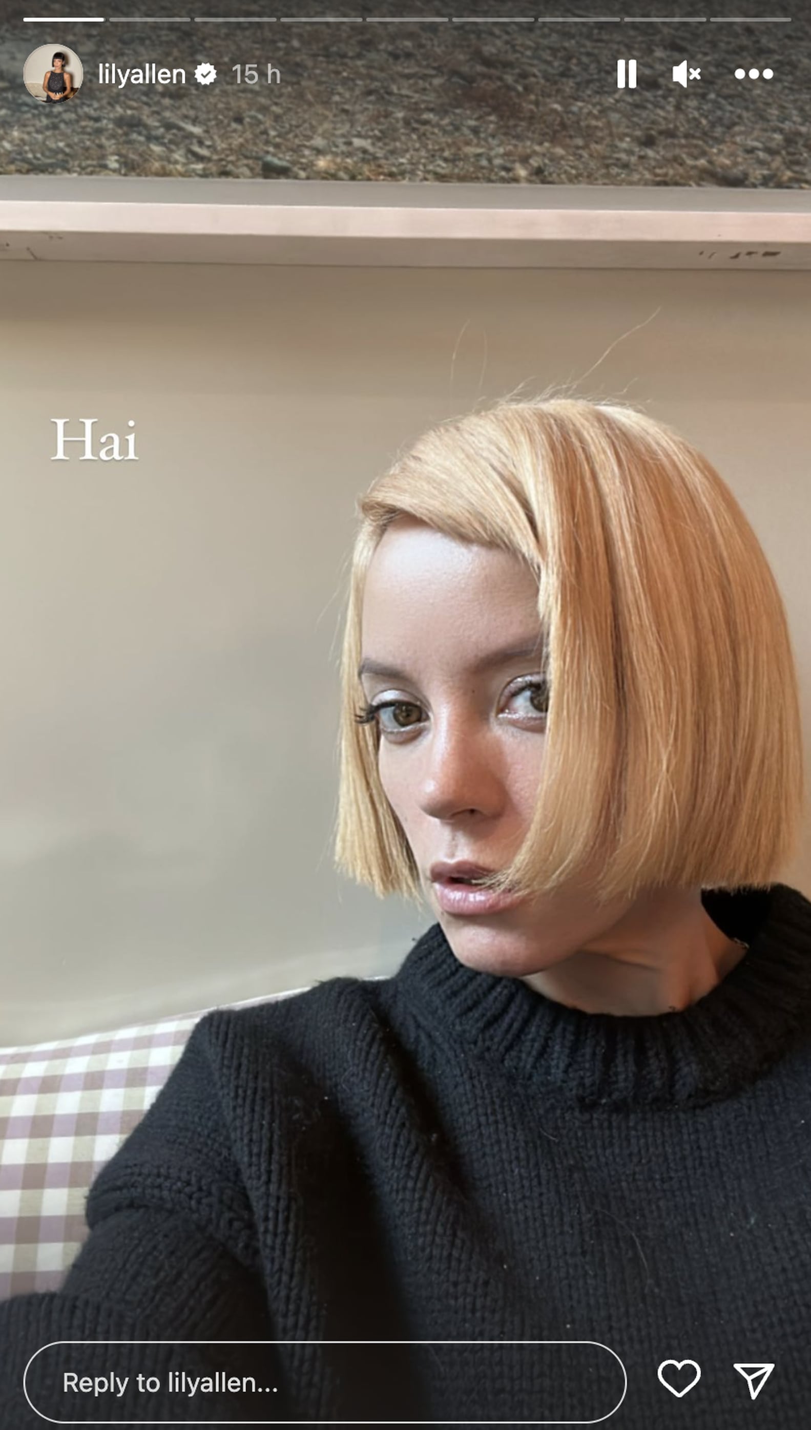Lily Allen's Blond Blunt Bob Haircut: See Photos | PS Beauty