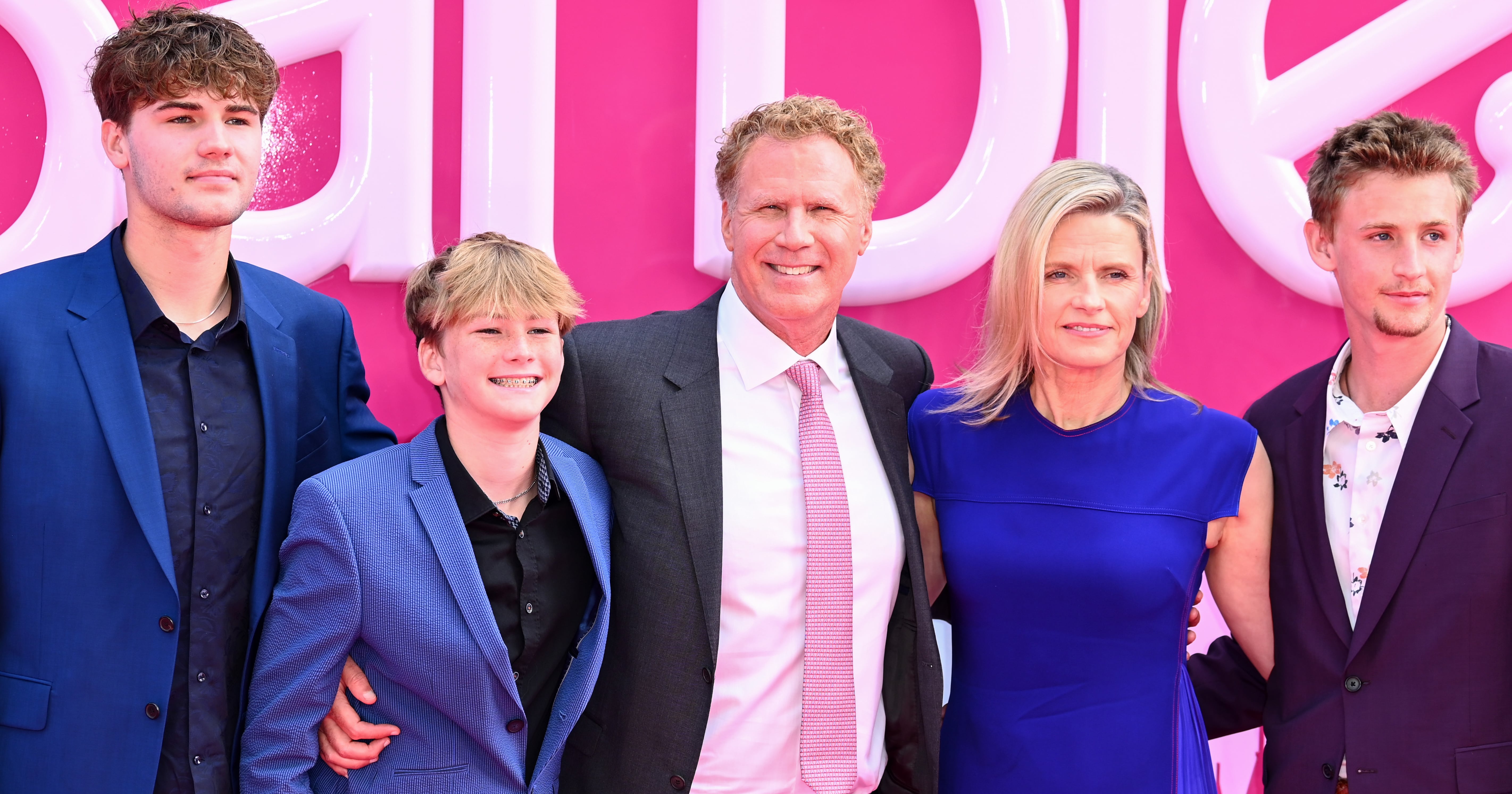 Will Ferrell Brings His Wife and Kids to the Barbie Premiere | POPSUGAR ...