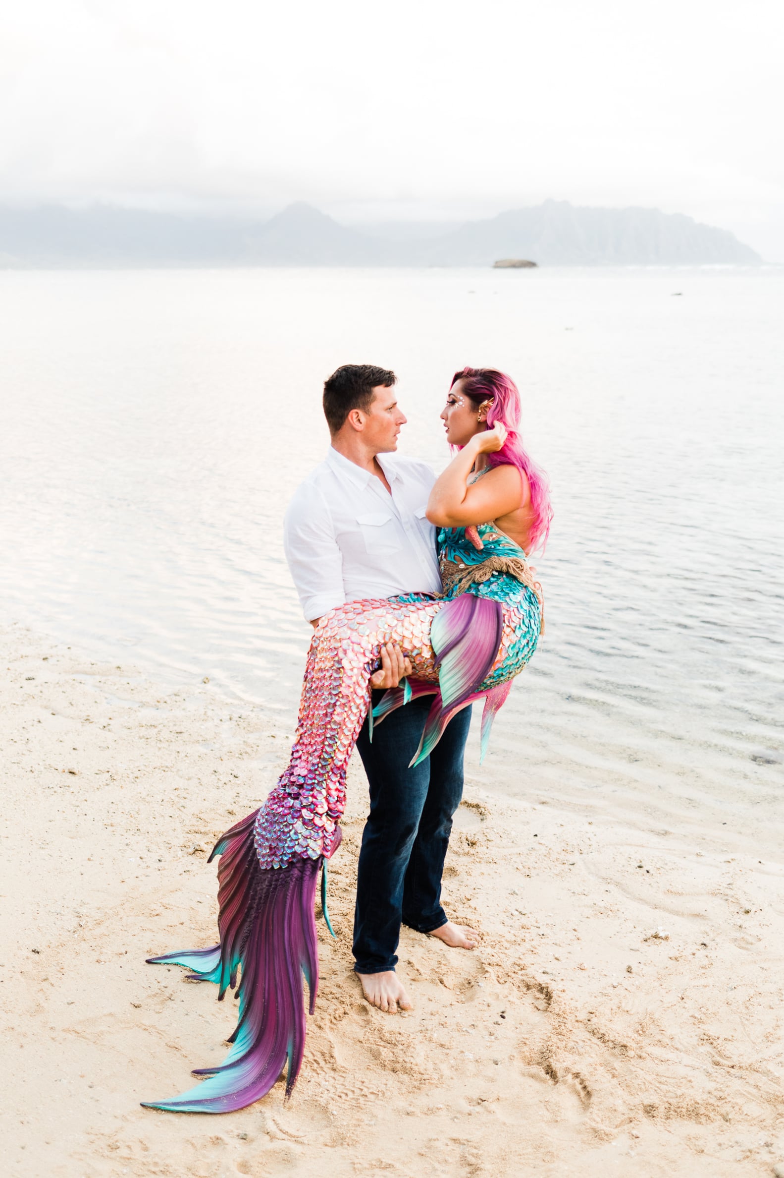 A Couple's Sexy Mermaid-Themed Photo Shoot | PS Love