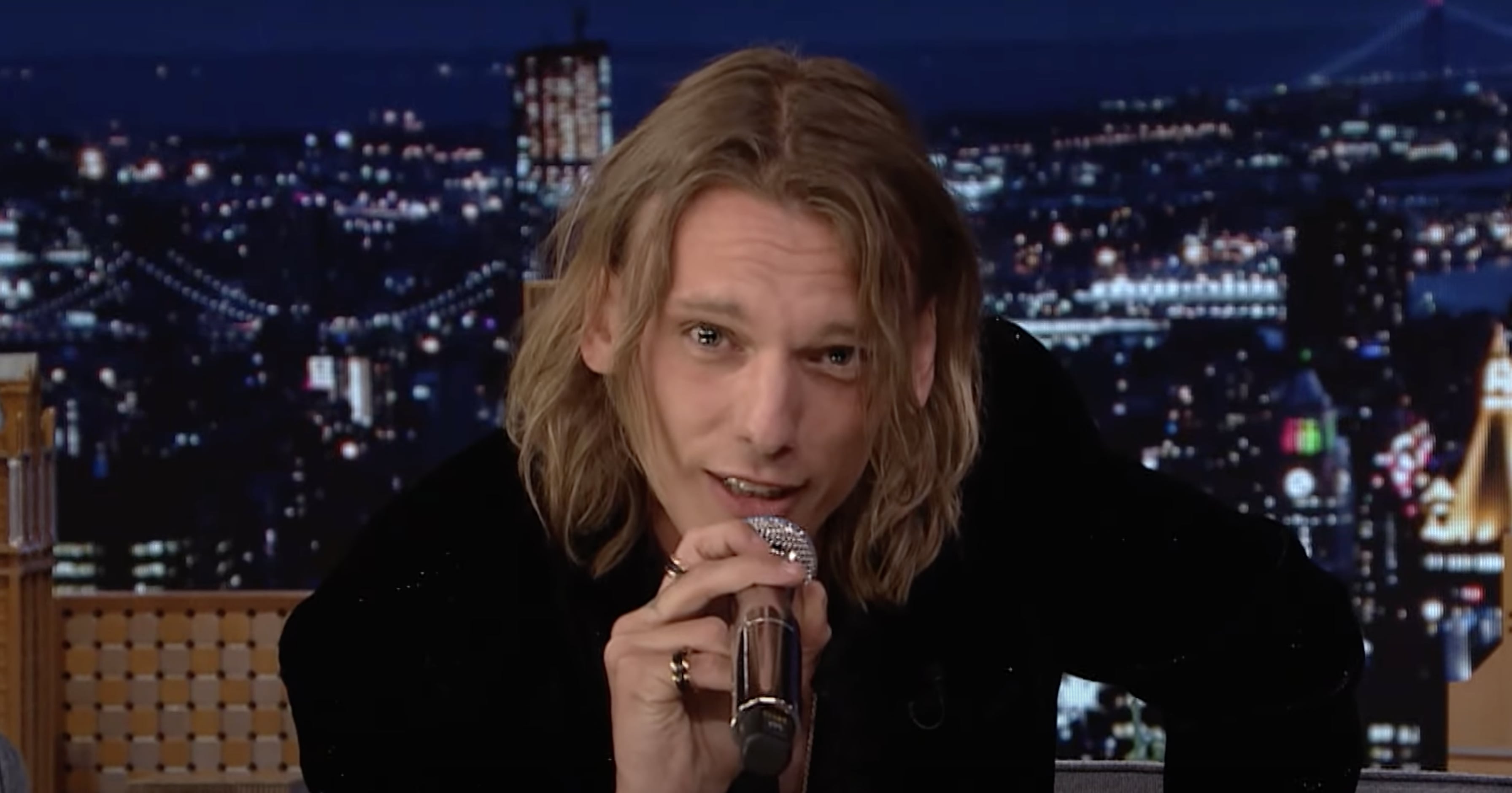 Jamie Campbell Bower Recites Quotes in Vecna Voice on Fallon | PS ...