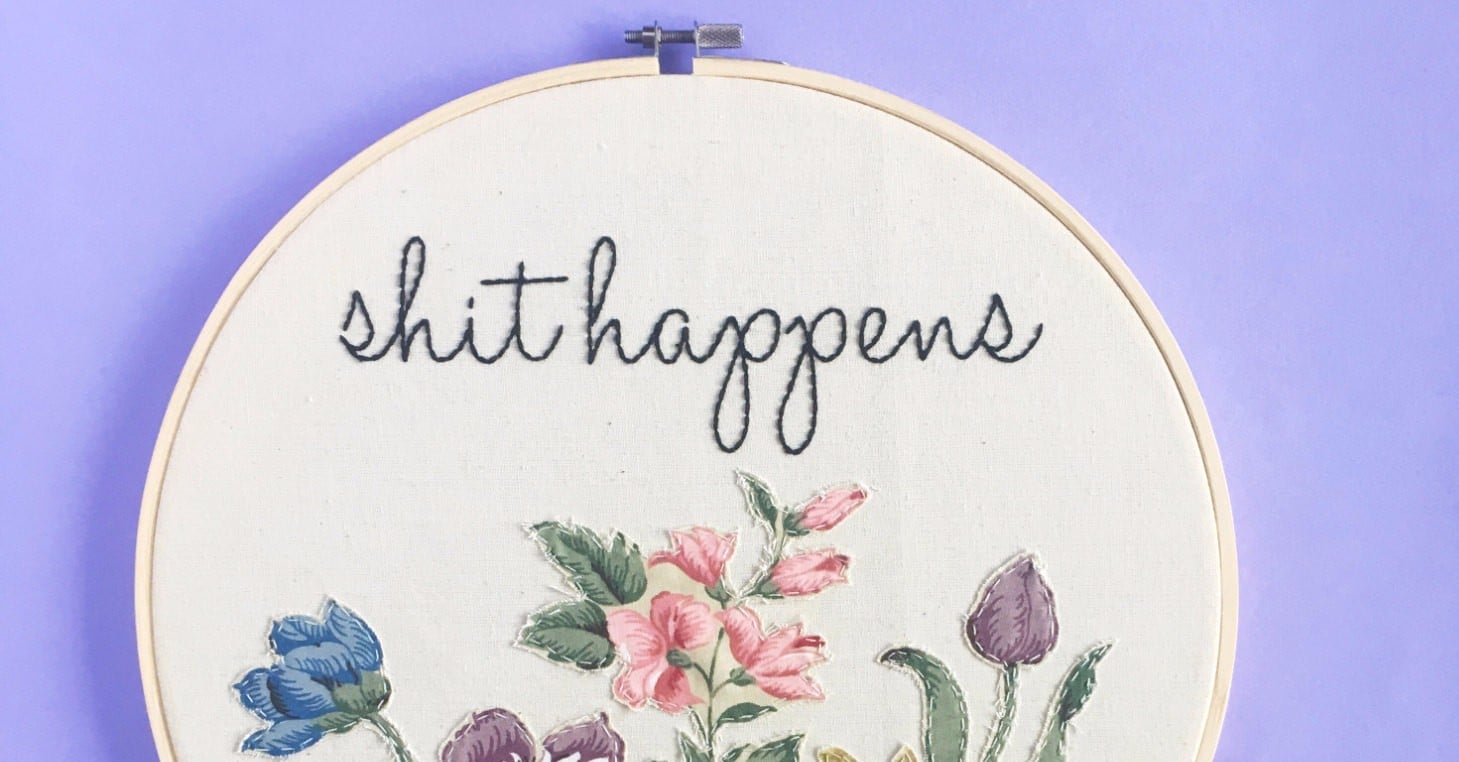 Embroidery Hoops With Curse Words | PS Love