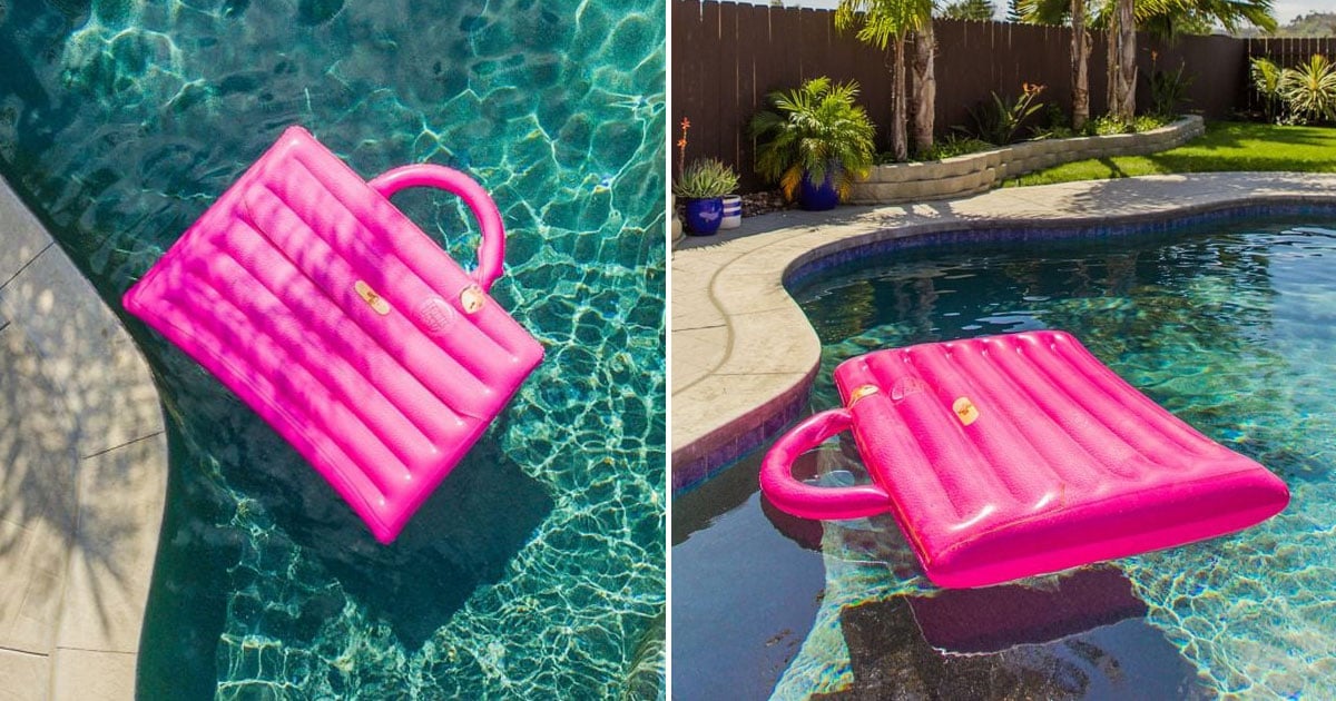 Bright Pink Purse Pool Float From Urban Outfitters | POPSUGAR Smart Living