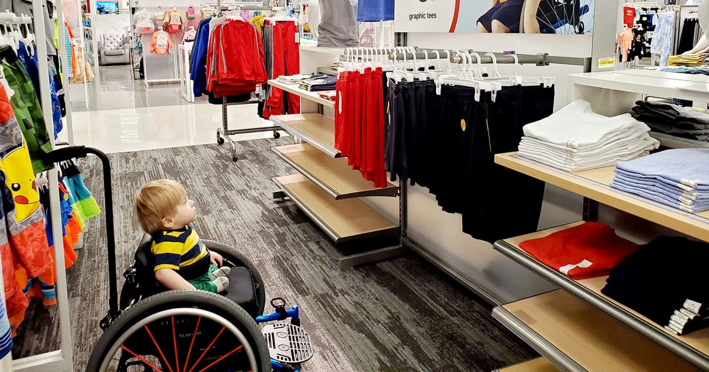 Boy in Wheelchair Sees Representation in Target Display Ad | POPSUGAR ...