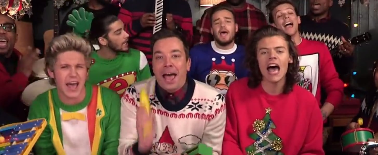 One Direction Singing Santa Claus Is Coming to Town | PS Celebrity