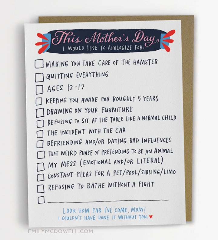 Alternative Mother's Day Cards | PS Family