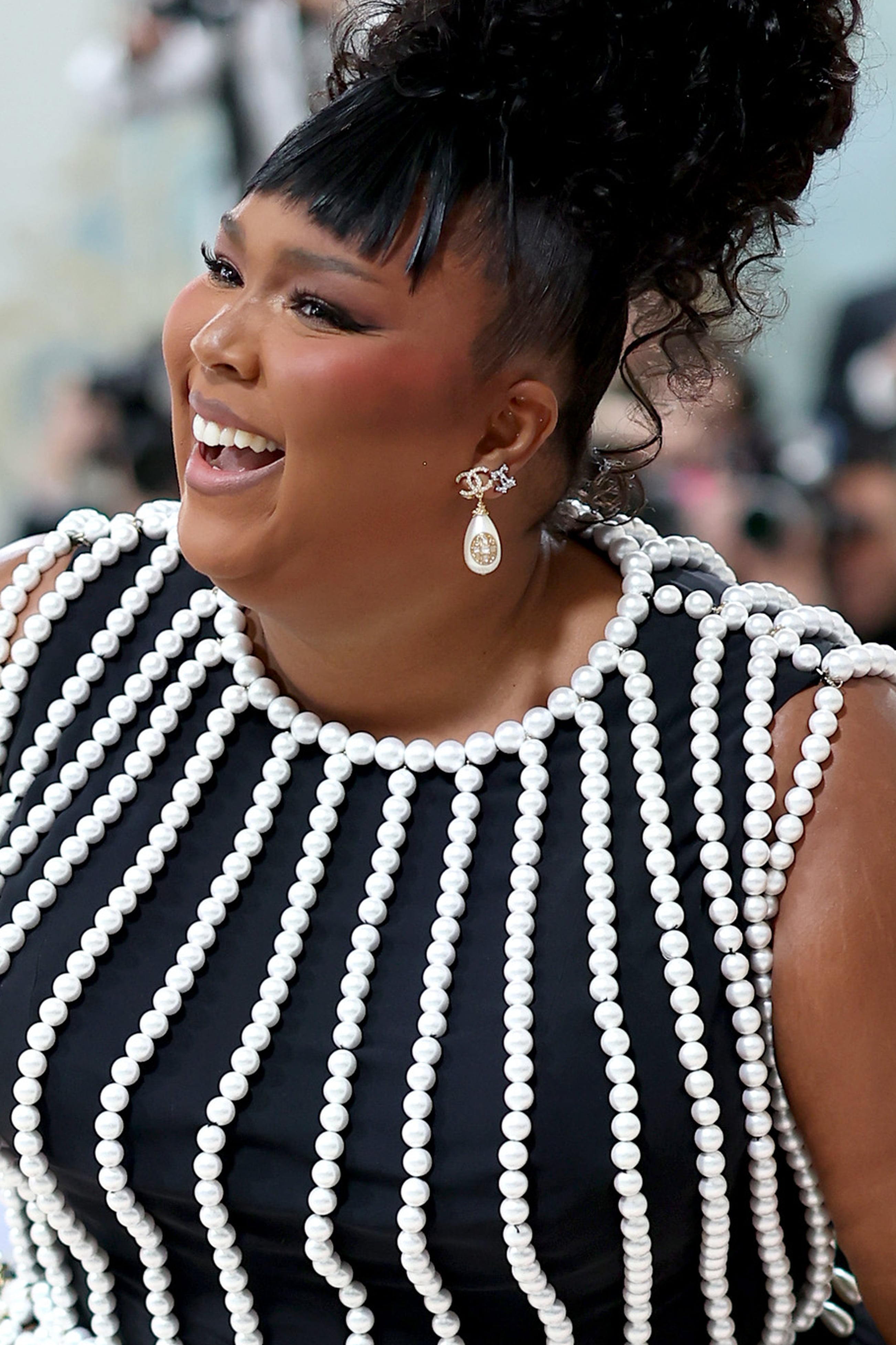 Lizzo's Micro Bangs Updo at the Met Gala 2023 | POPSUGAR Beauty