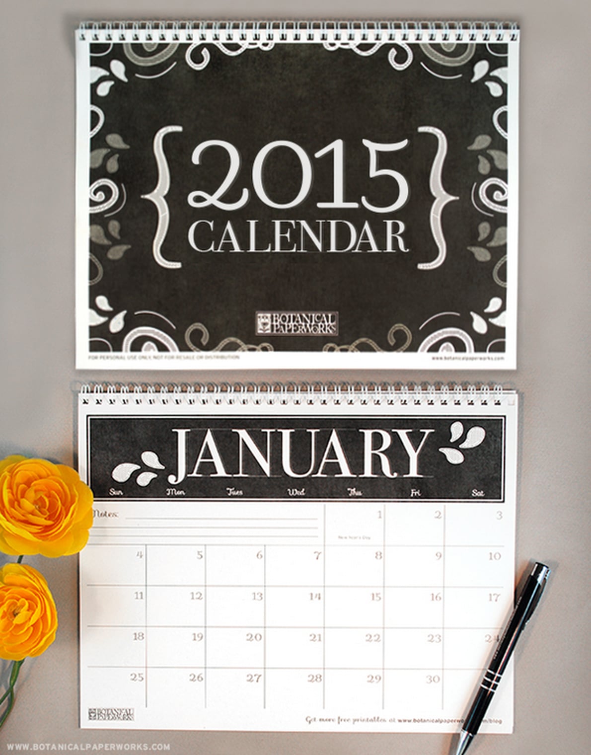 Free Printable 2015 Calendar | PS Smart Living
