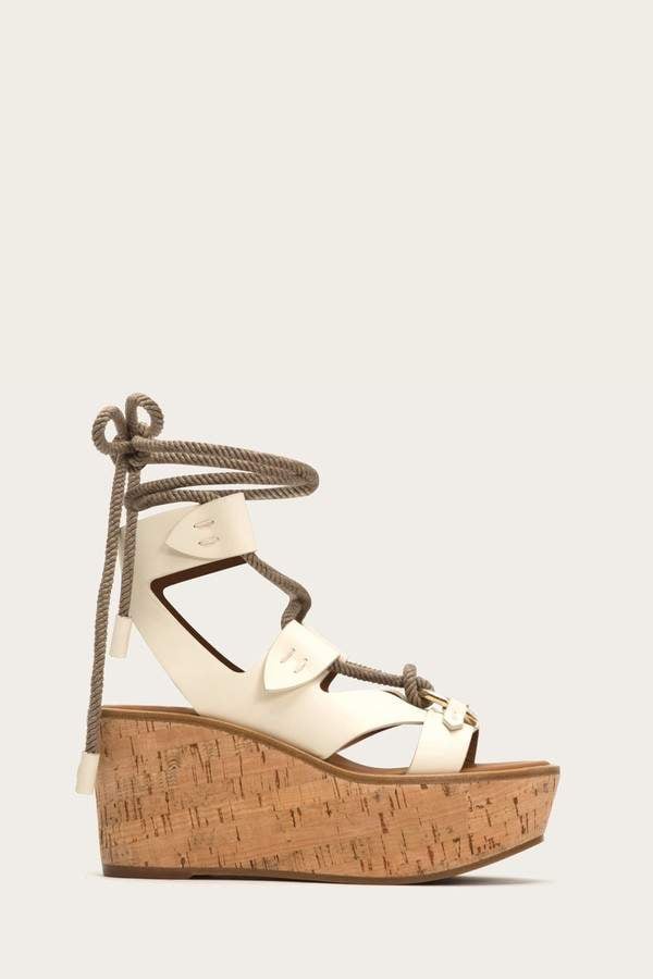 Chrissy Teigen Wearing Saint Laurent Rope Heels | POPSUGAR Fashion