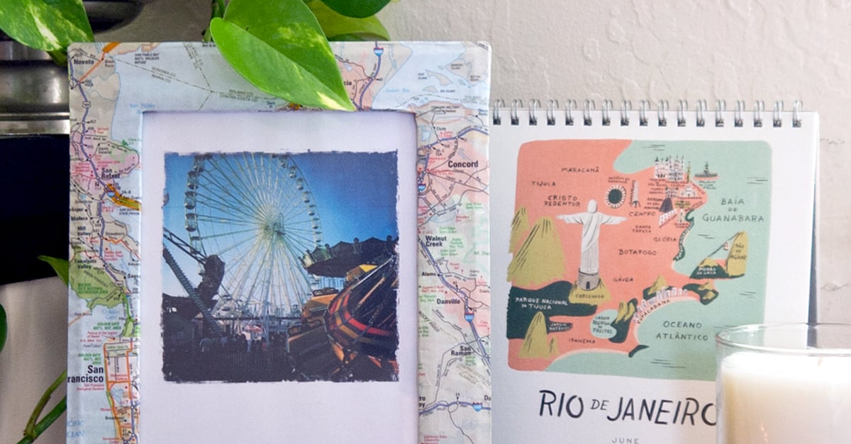 DIY Map Frame | PS Smart Living