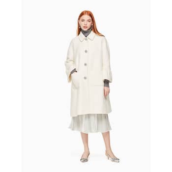 Kate Middleton's Cream Goat Coat | PS Fashion