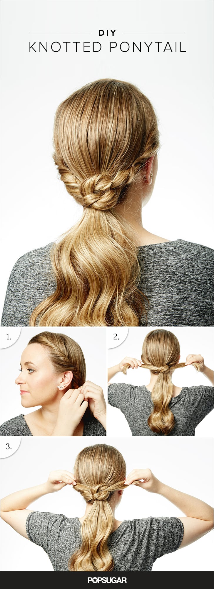 Knotted Ponytail How To | POPSUGAR Beauty