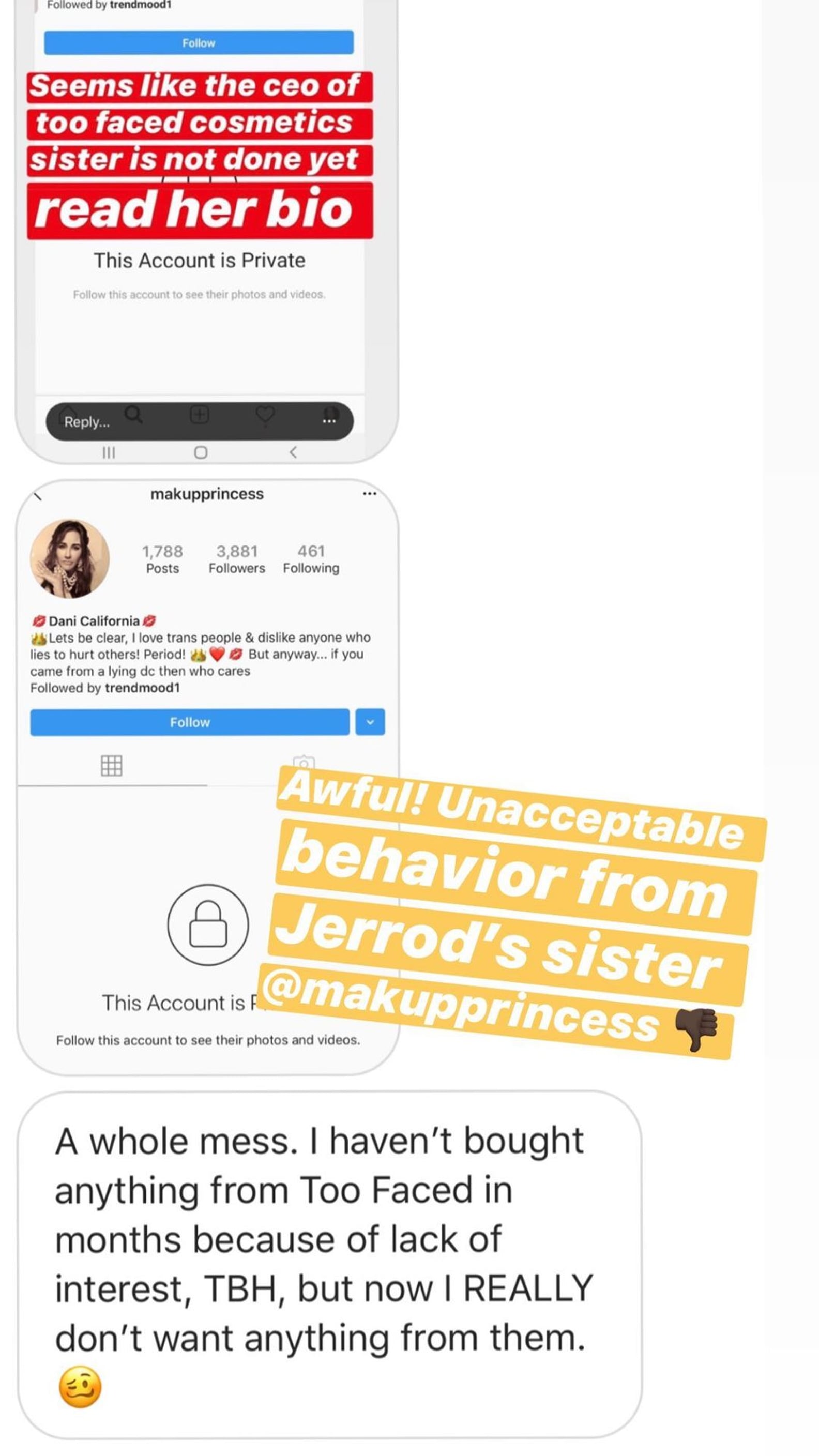 Too Faced Founder Fires Sister For NikkieTutorials Comments | PS Beauty