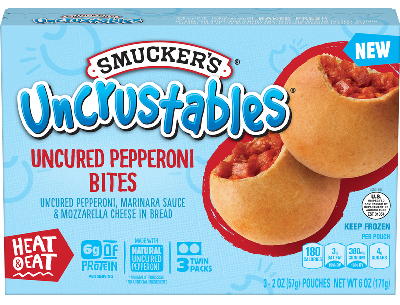 Uncrustables Has New Pizza Bites and Pepperoni Roll-Ups | POPSUGAR Food
