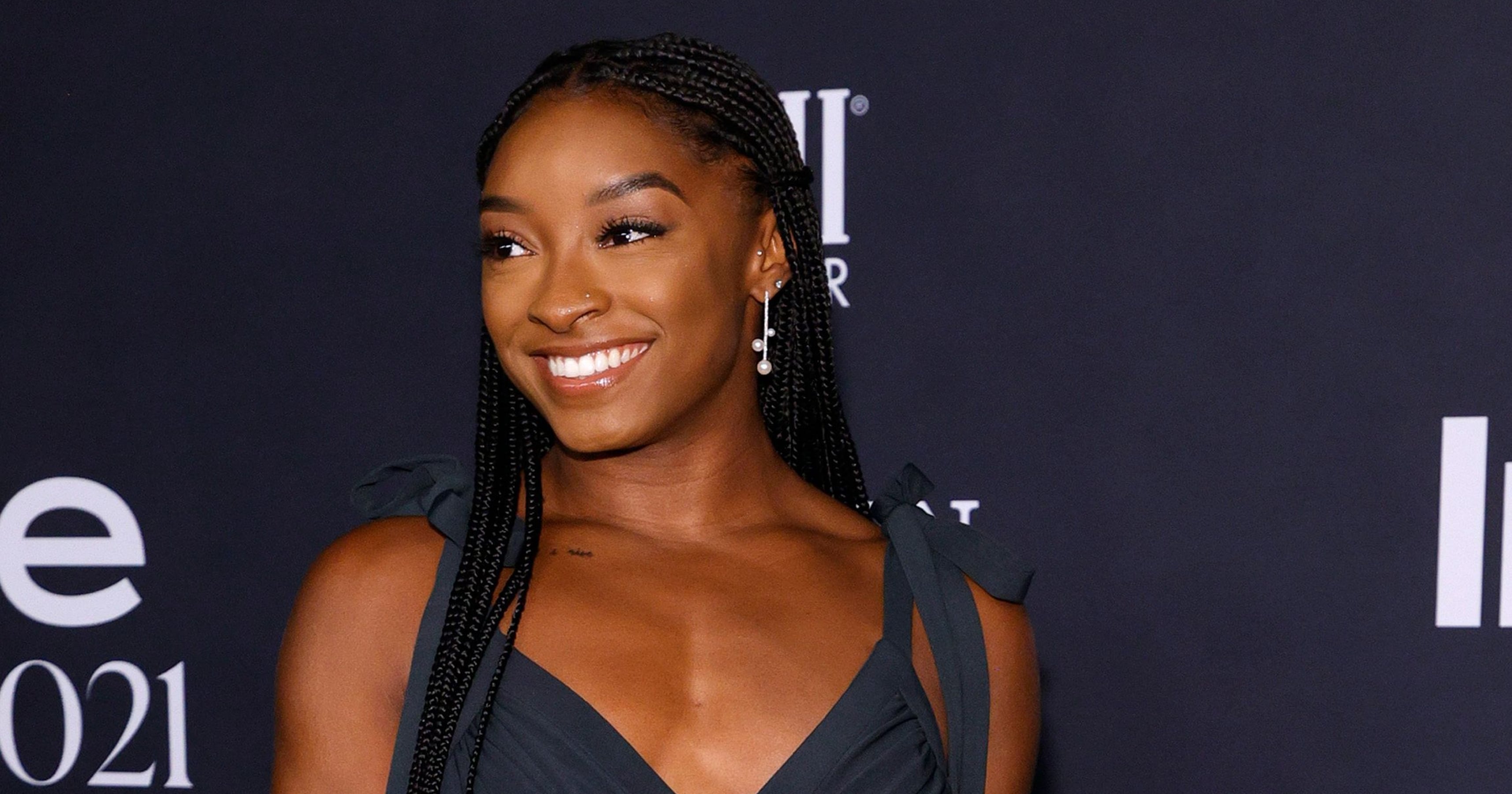 Simone Biles Wears Personalized Jeans to Her Bachelorette | PS UK Fashion