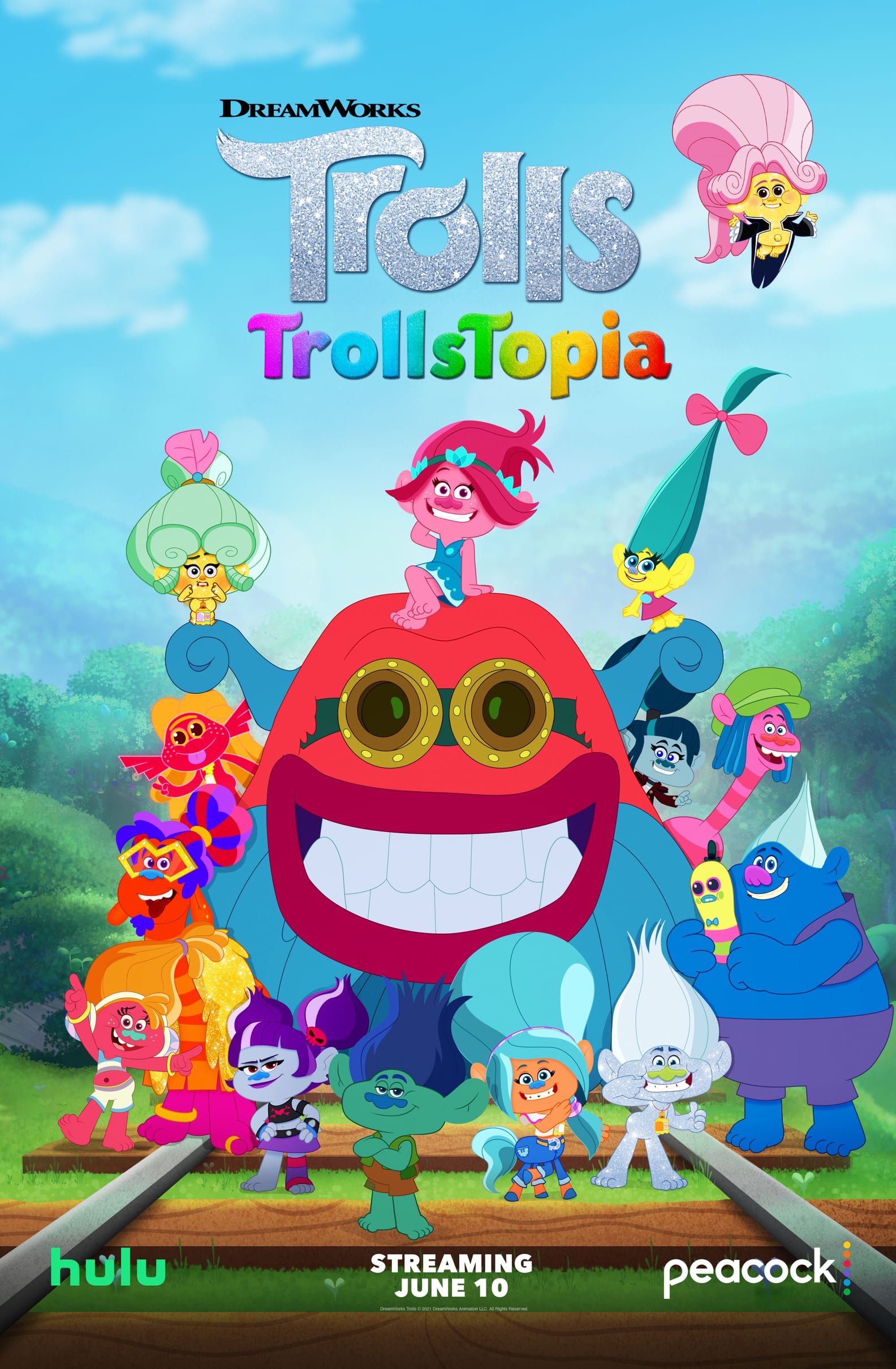 TrollsTopia Season 3 Trailer | Peacock Kids and Hulu | PS Family
