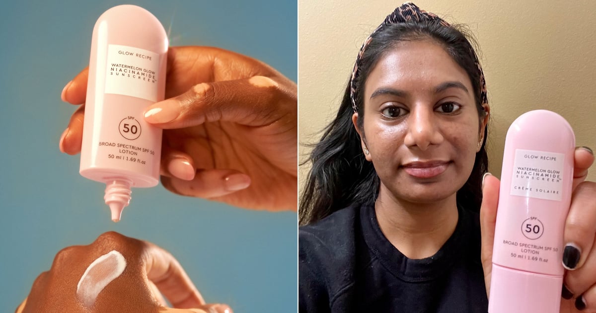 Glow Recipe Watermelon Glow Niacinamide Sunscreen Review | POPSUGAR Beauty