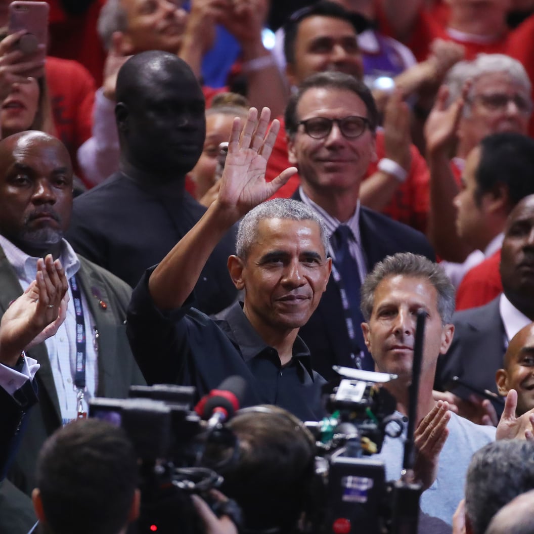 Barack Obama and Drake at the 2019 NBA Finals | POPSUGAR Celebrity