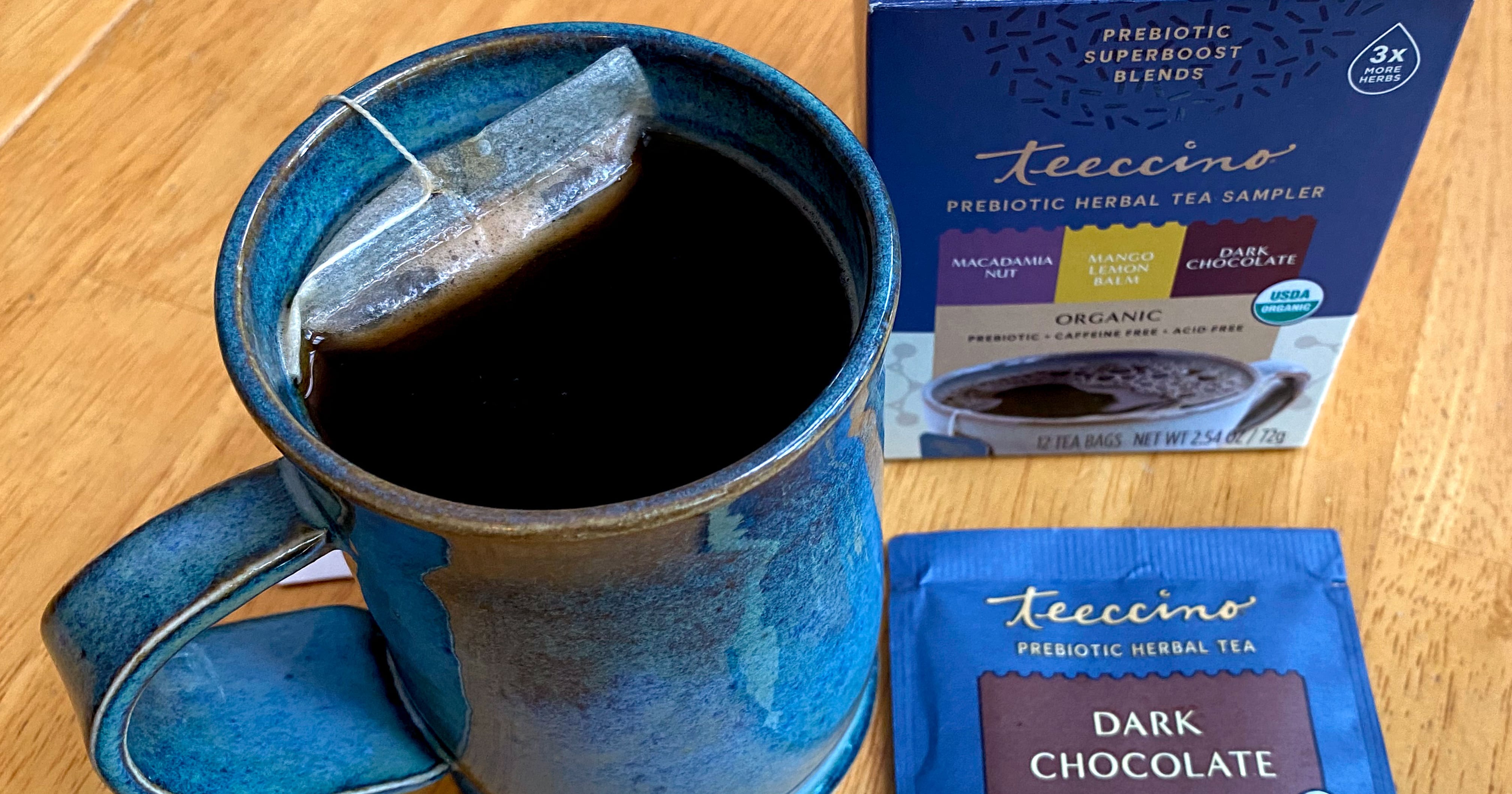 Teeccino Caffeine-Free Dark Chocolate Tea For Sugar Cravings | PS Fitness