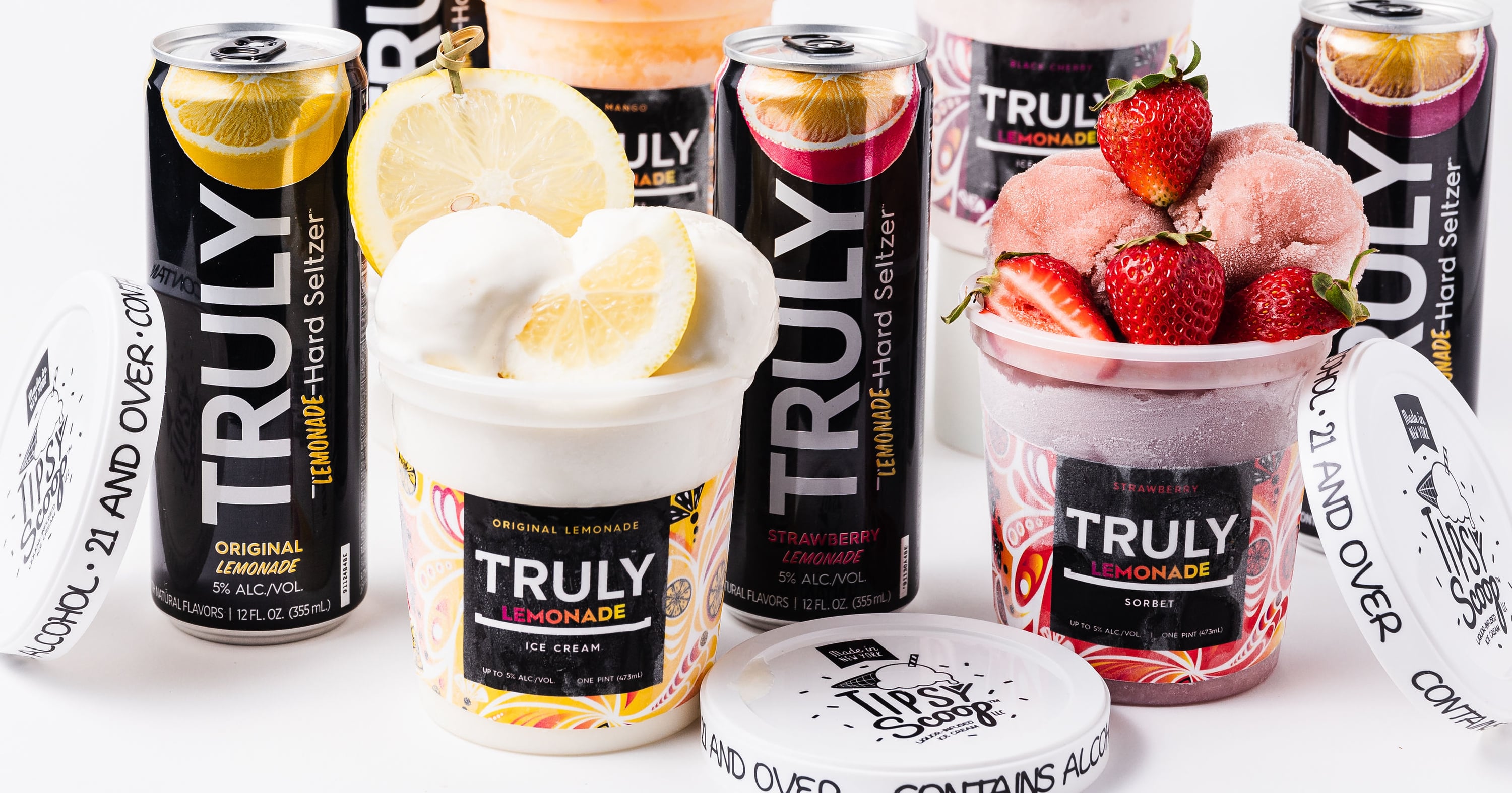 Truly and Tipsy Scoop Boozy Lemonade Ice Creams and Sorbets | PS Food