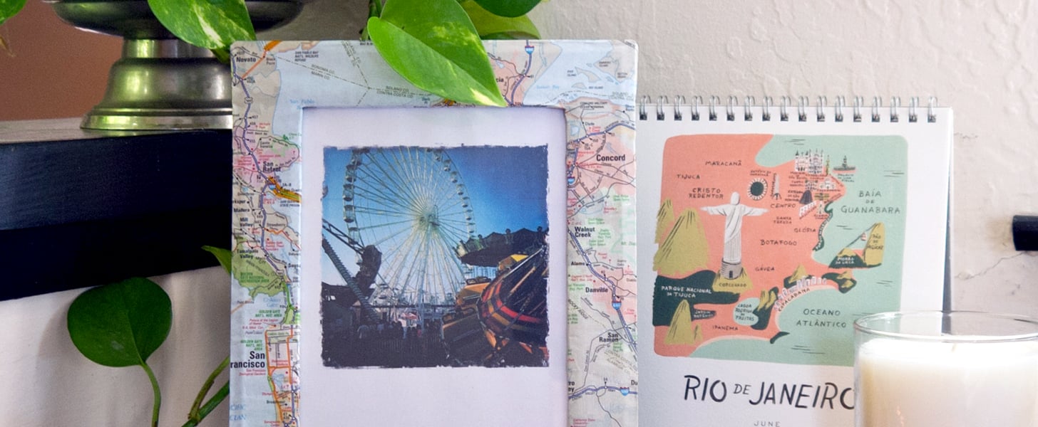 DIY Map Frame | PS Smart Living