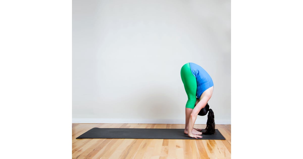 Standing Forward Bend | Yoga Sequence For Hamstrings | POPSUGAR Fitness ...